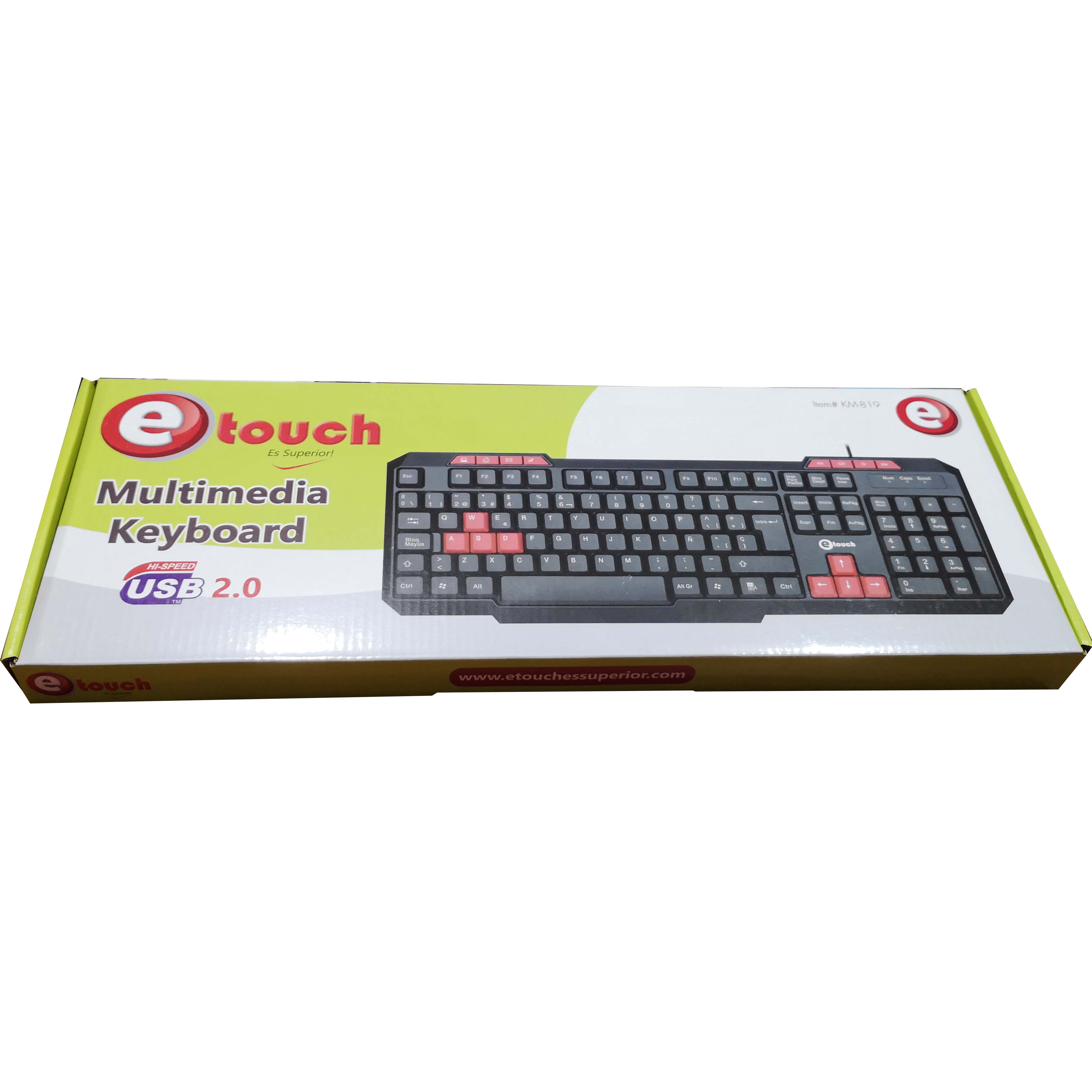 TECLADOS ETOUCH®: TECLADO MULTIMEDIA DE LUXE USB ETOUCH®